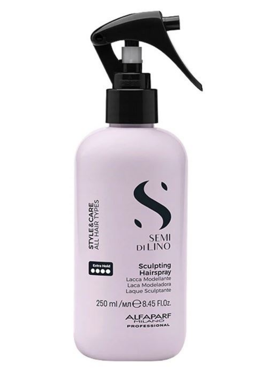 Лак Alfaparf Milano Stories Style & Care Sculpting Hairspay, Скульптурирующий для волос экстрасильной фиксации, 250 мл