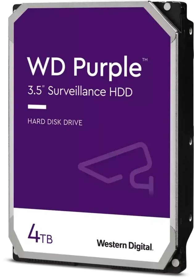 WD44PURZ / Жесткий диск WD Purple WD44PURZ, 4ТБ, HDD, SATA III, 3.5"