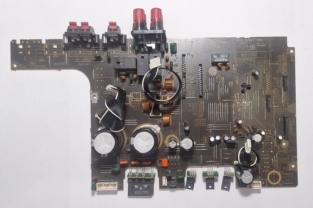 Основная соединительная плата (VAX421-1021 MAIN PCB) ресивера Pioneer (VSX-421-K)
