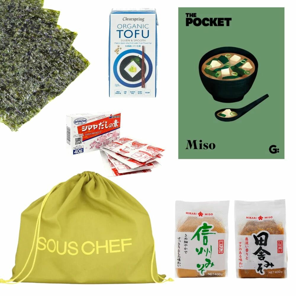 Sous Chef Набор ингредиентов и книга рецептов мисо The Pocket Miso Cookbook & Ingredient Set
