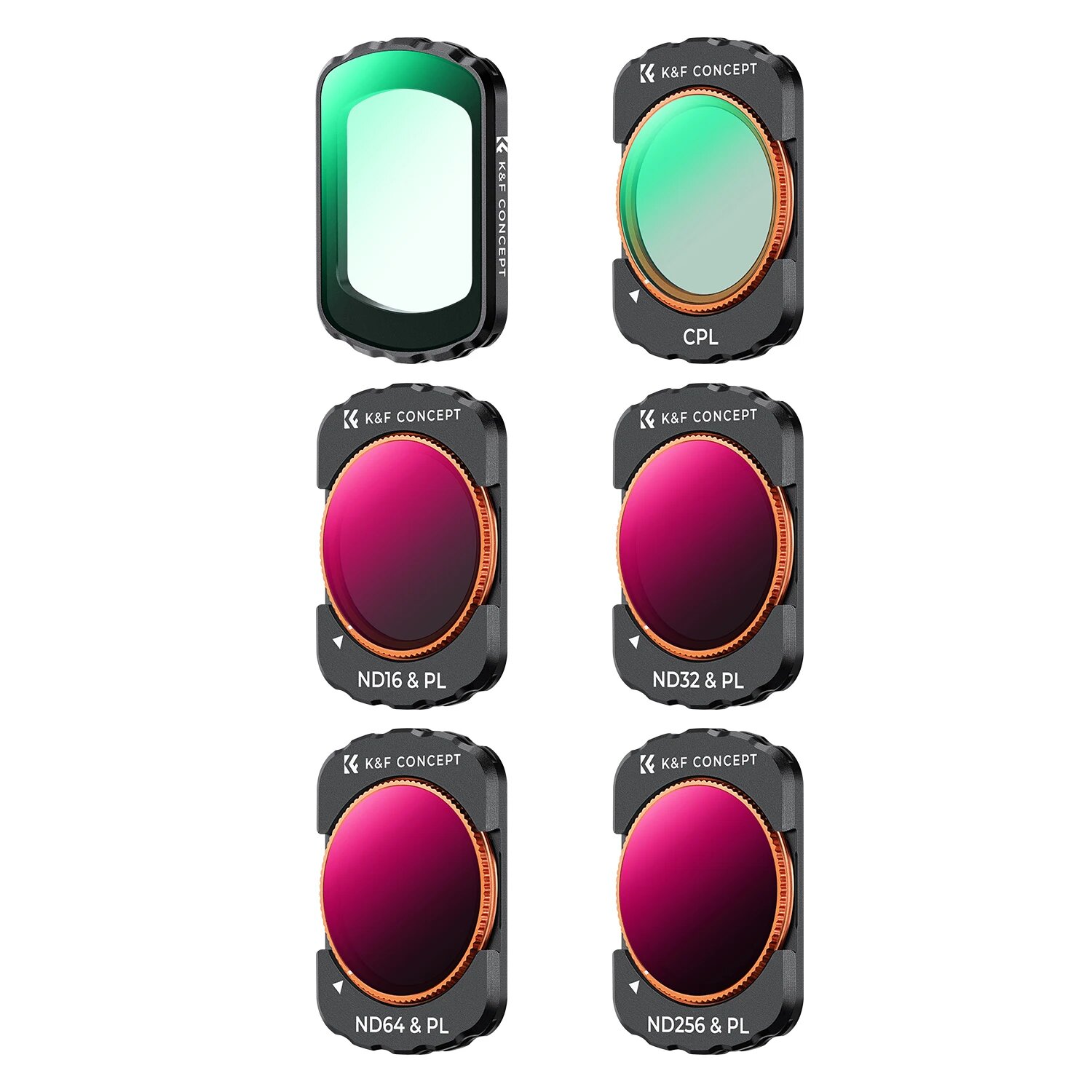 K&F CONCEPT Фильтры магнитные DJI Osmo Pocket 6Pcs