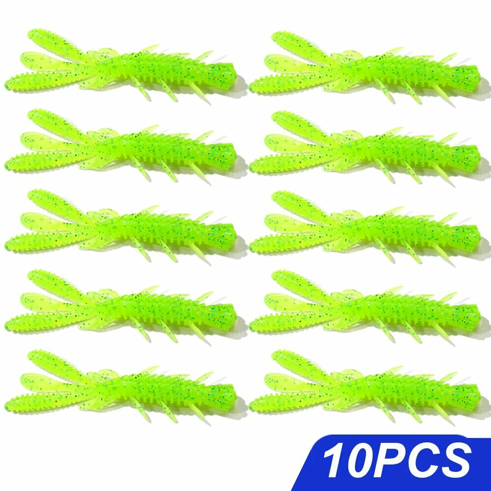 Плавающие приманки силиконовые 7см, 10pcs C
