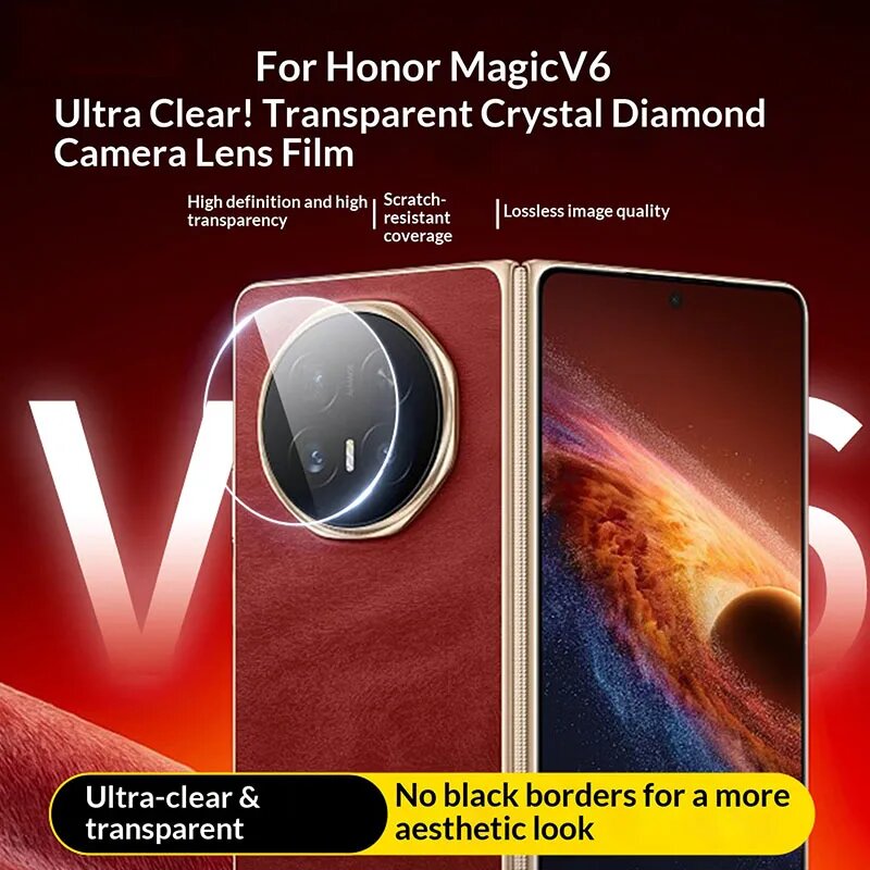 3-1 шт. защитное стекло для камеры Honor Magic V6, защитная пленка для экрана Honor Magic 2 Pieces