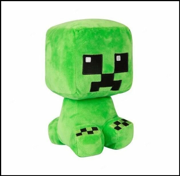 Мягкая Игрушка Крипер / Creeper Майнкрафт (20см)