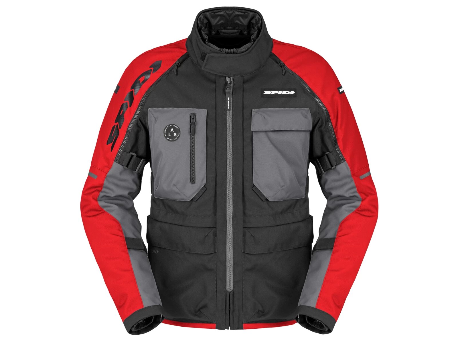 Мотокуртка SPIDI CROSSMASTER 2 Red, черно-красного цвета, размер XL