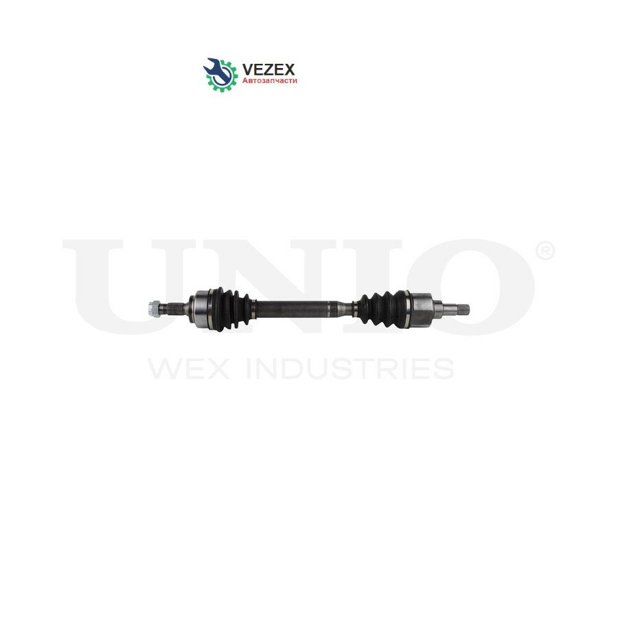 UNIO CVJ-10118 Привод в сборе передний левый Citroen C4 04-, Peugeot 307 00- (МКПП)