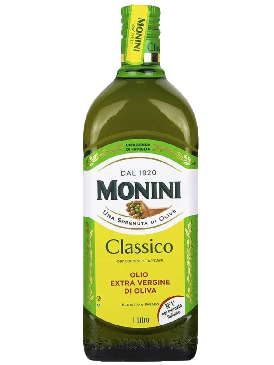 Масло оливковое Monini Монини Classico Extra Virgin нерафинированное, 1л