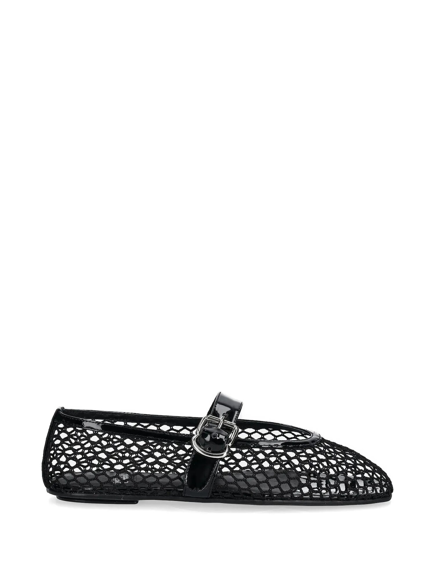 Балетки Mesh patent-trim ballet flats