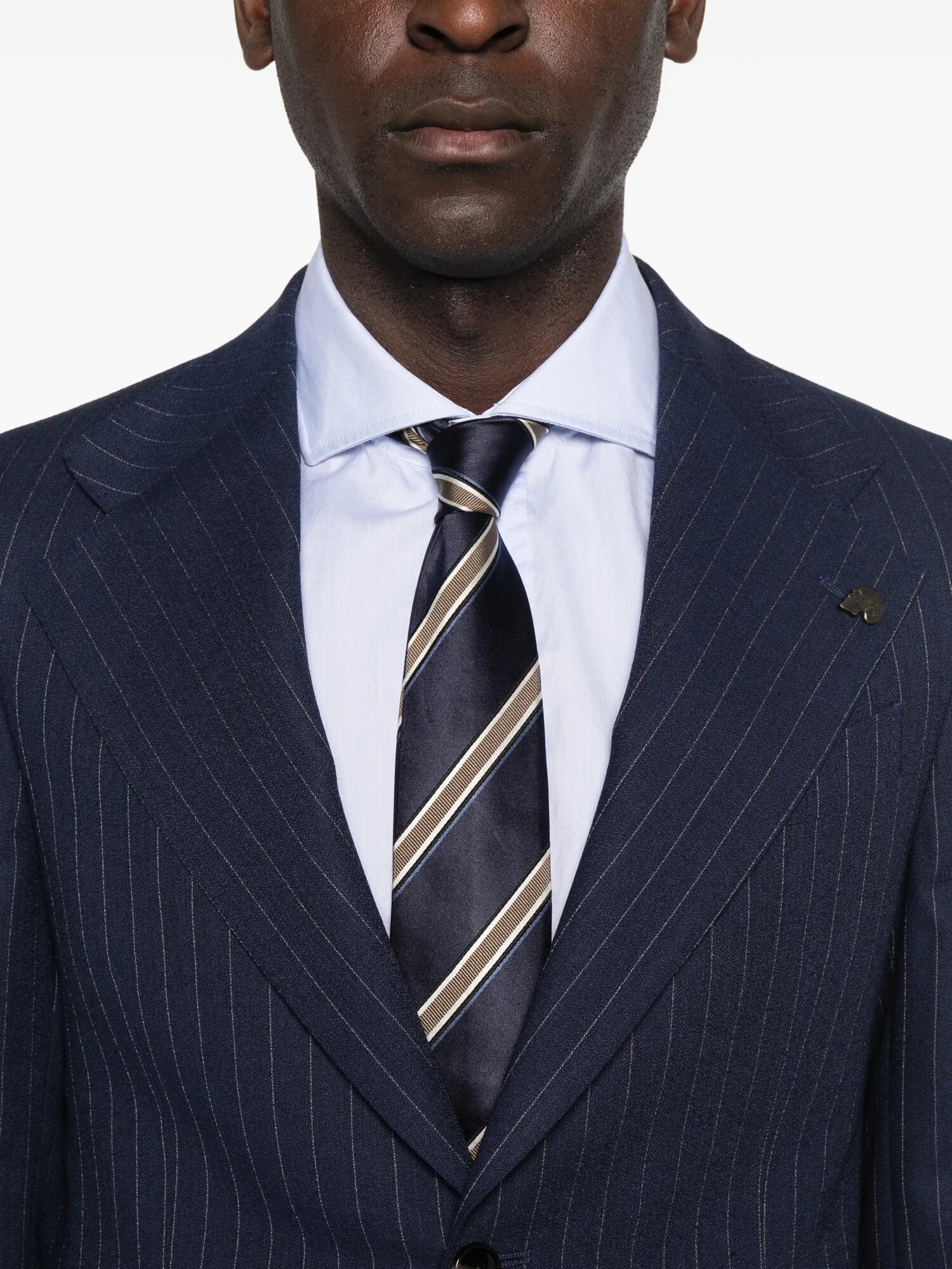Комбинезон Gabriele Pasini Pinstripe suit, размер 50, blue — фото 1