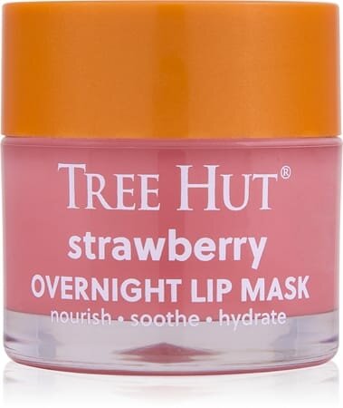 Бальзам для губ Tree Hut Strawberry Lip Mask, розовый, 17 г