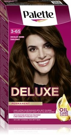 Краска для волос Schwarzkopf Palette Deluxe, оттенок 3-65 750 Chocolate Brown, 1 шт