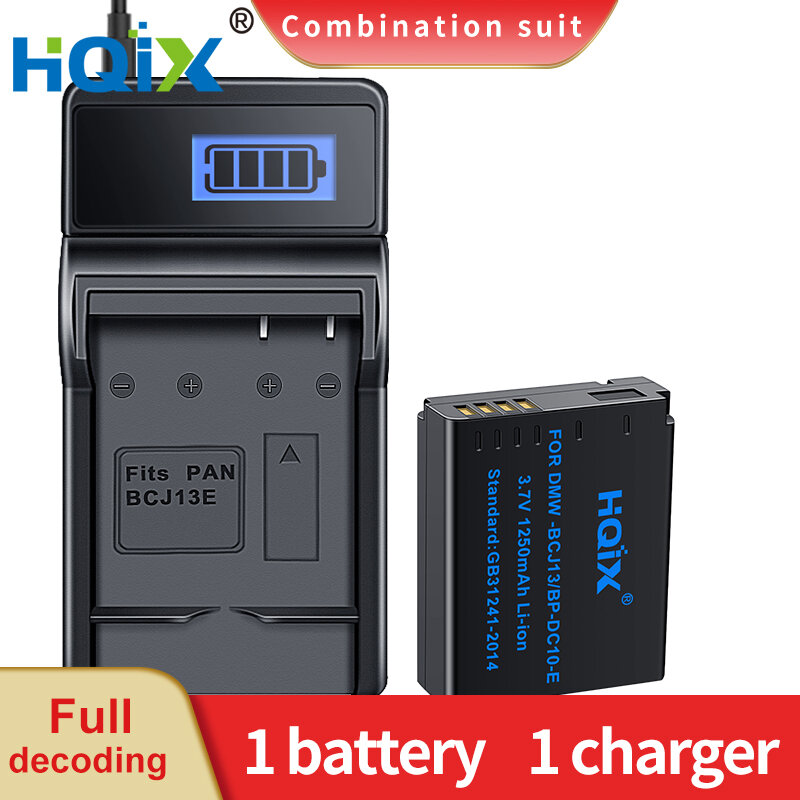 HQIX для Panasoinc DMC-LX5GK DMC-LX7GK DMC-LX55 DMC-LX7 камера DMW-BCJ13 зарядное устройство Аккумулятор
