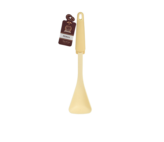 Ложка нейлоновая Marmiton Milky, резиновая ручка, 32 см