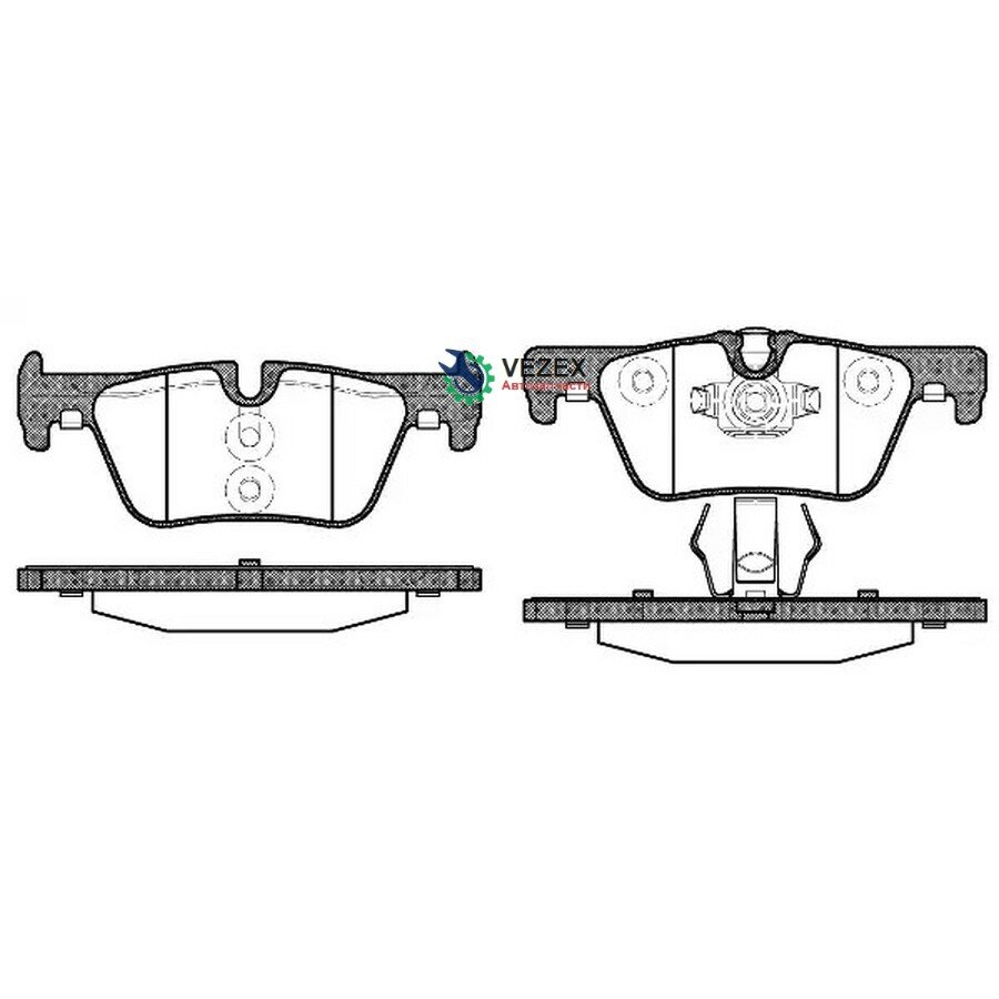 REMSA 147600 1476 00 колодки дисковые з.\ BMW 1 F20 1.6/1.8/2.0D 11>