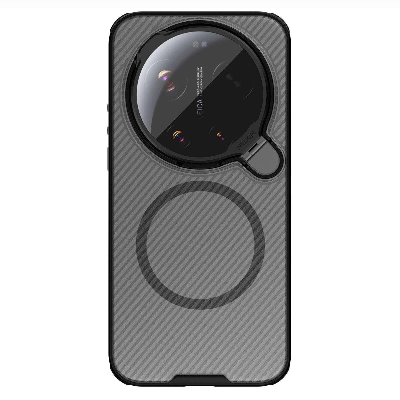 Чехол прозрачный тонированный с MagSafe на Xiaomi 17 Ultra, серия CamShield Prop Magnetic (версия с прозрачной крышкой объектива) от Nillkin