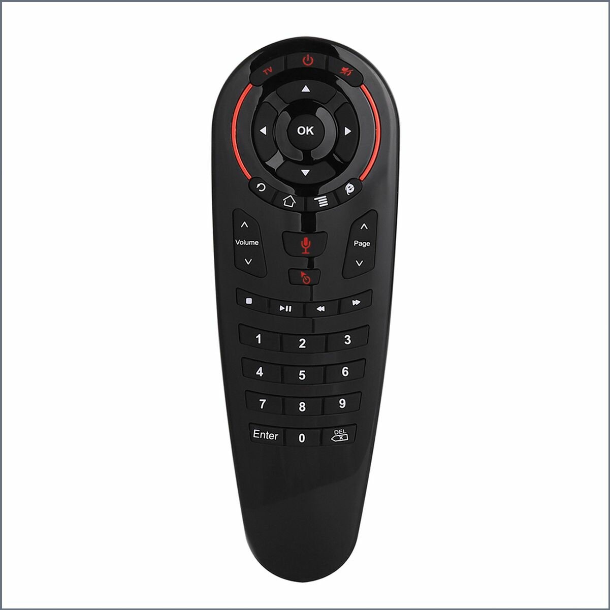 G30S Voice Air Mouse, универсальный пульт дистанционного управления, 33 клавиши, ИК-обучение, гироскоп, беспроводной, для Android TV Box