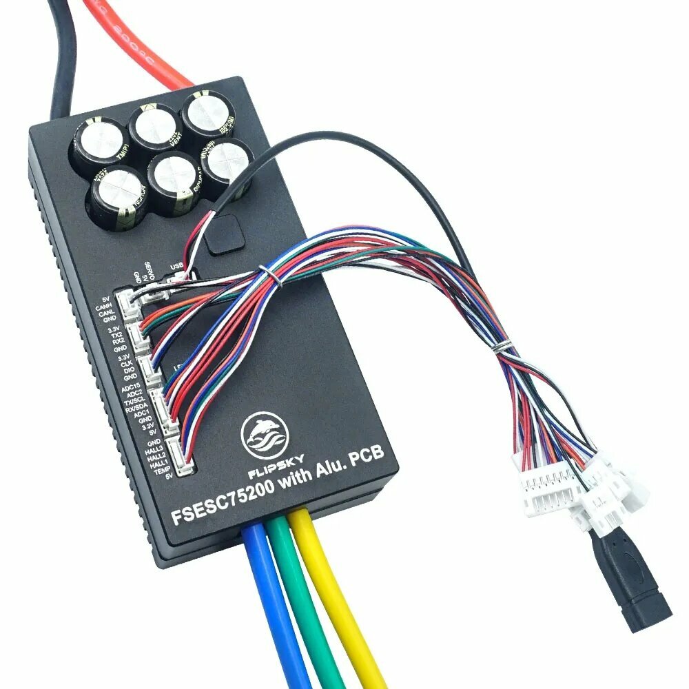 Flipsky 75200 84V High Current с алюминиевой печатной платой на основе VESC для боевого робота