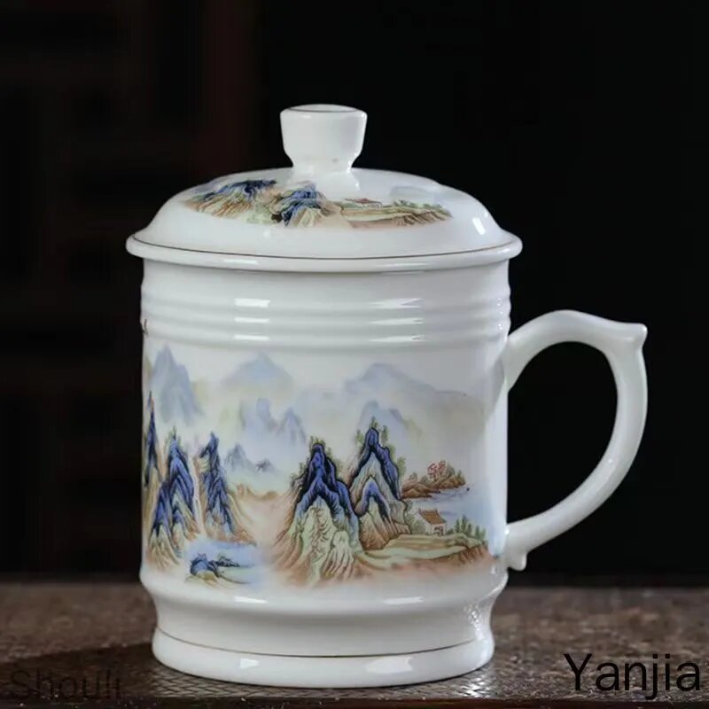Чашка "лит. тысяча миль рек и гор", 950 мл, 1 шт