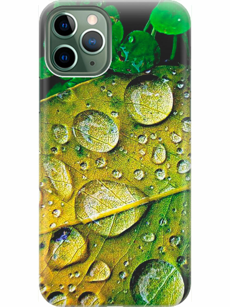 Силиконовый чехол на Apple iPhone 11 Pro / Эпл Айфон 11 Про с рисунком "После дождя"