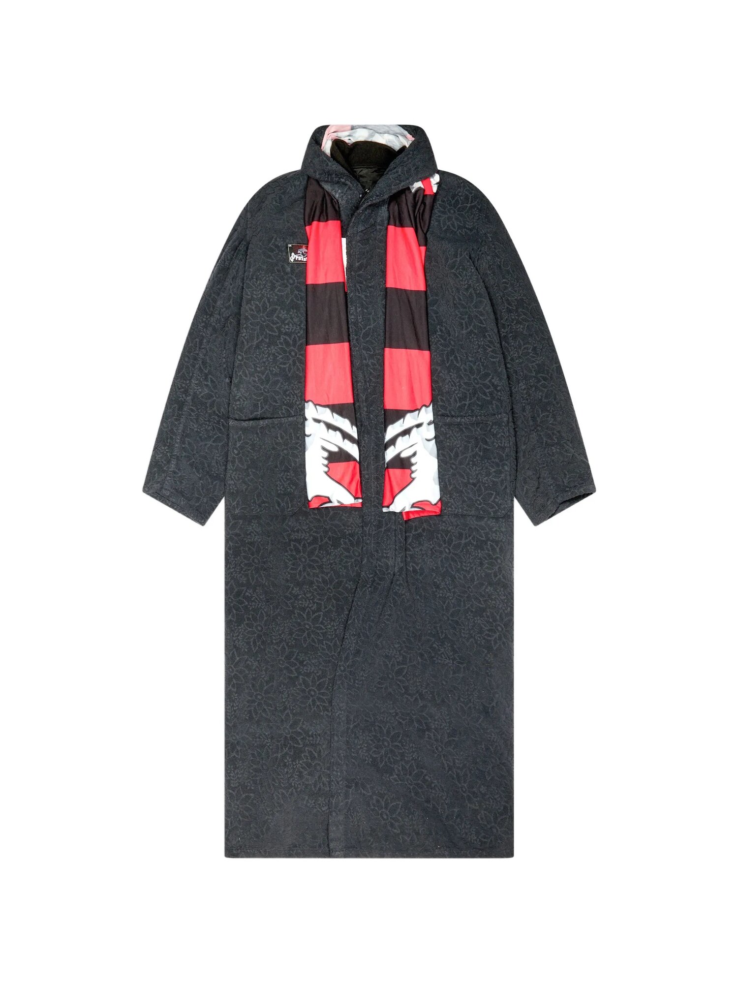 Пальто Floral-jacquard terrycloth coat