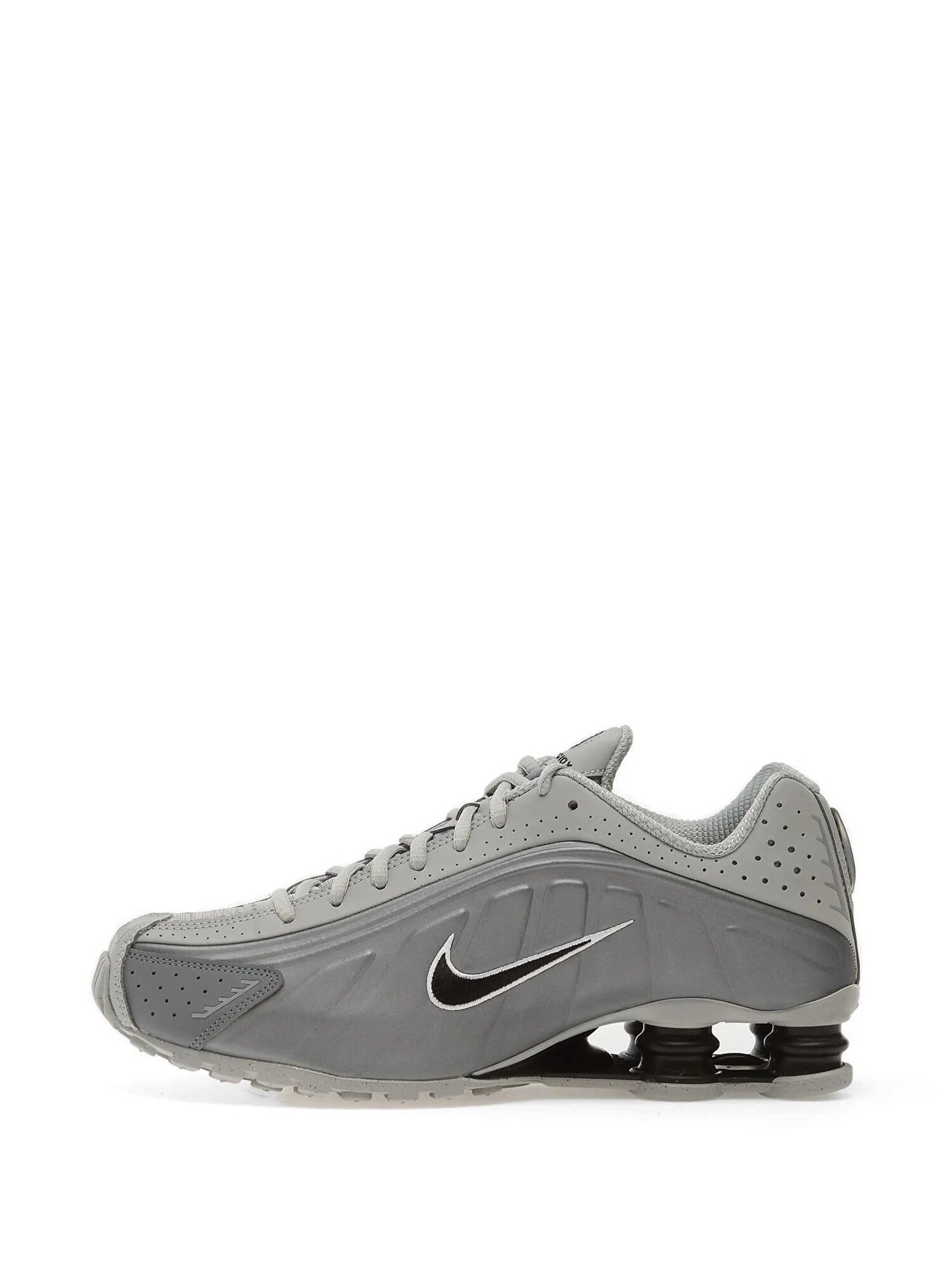 Кроссовки NIKE Shox R4 sneakers, размер 10 US, серый — фото 1
