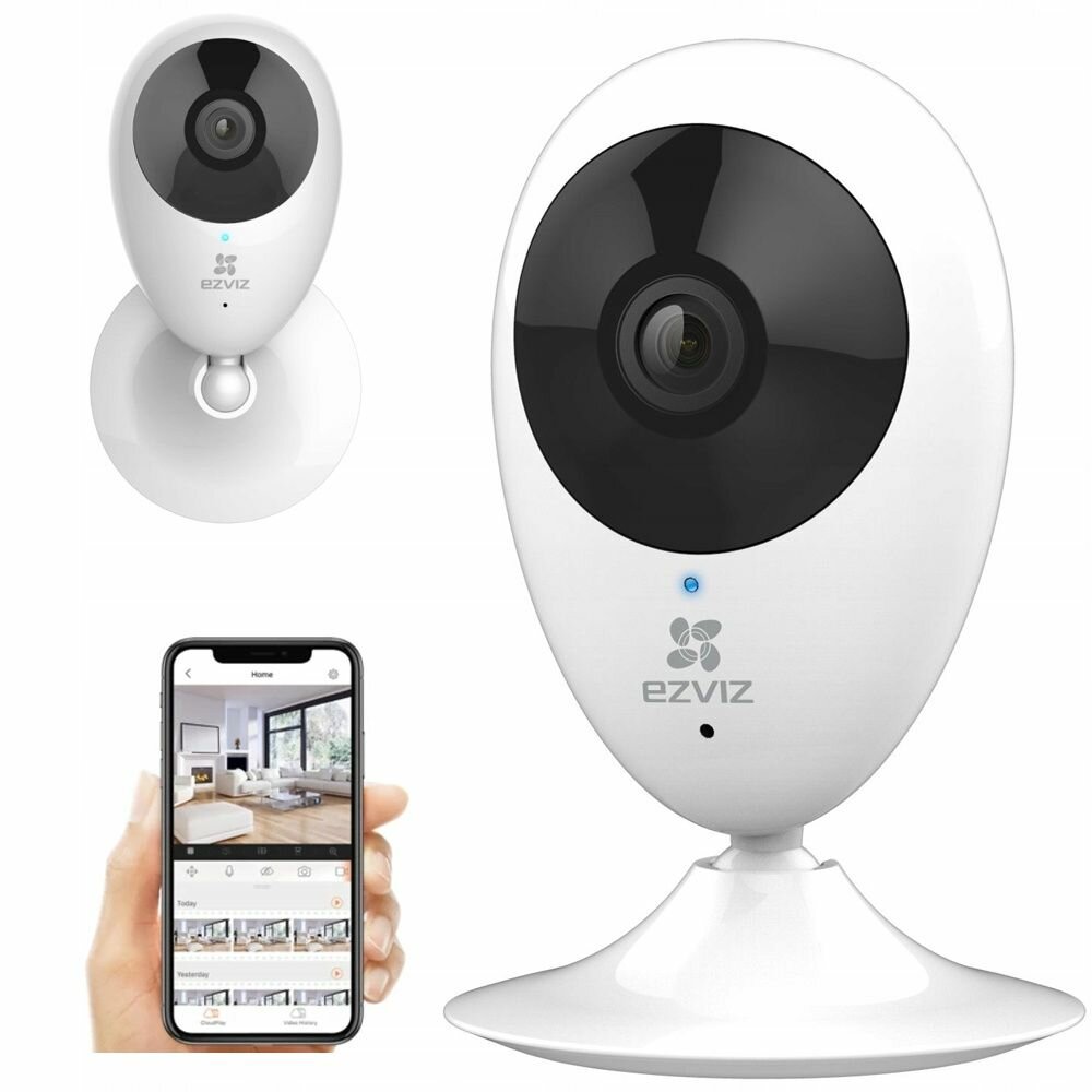 Камера видеонаблюдения WIiFI EZVIZ C2C (1080p) CS-C2C-A0-1E2WF (1080P, H.265 ) IP для дома с двусторонней аудиосвязью видеоняня