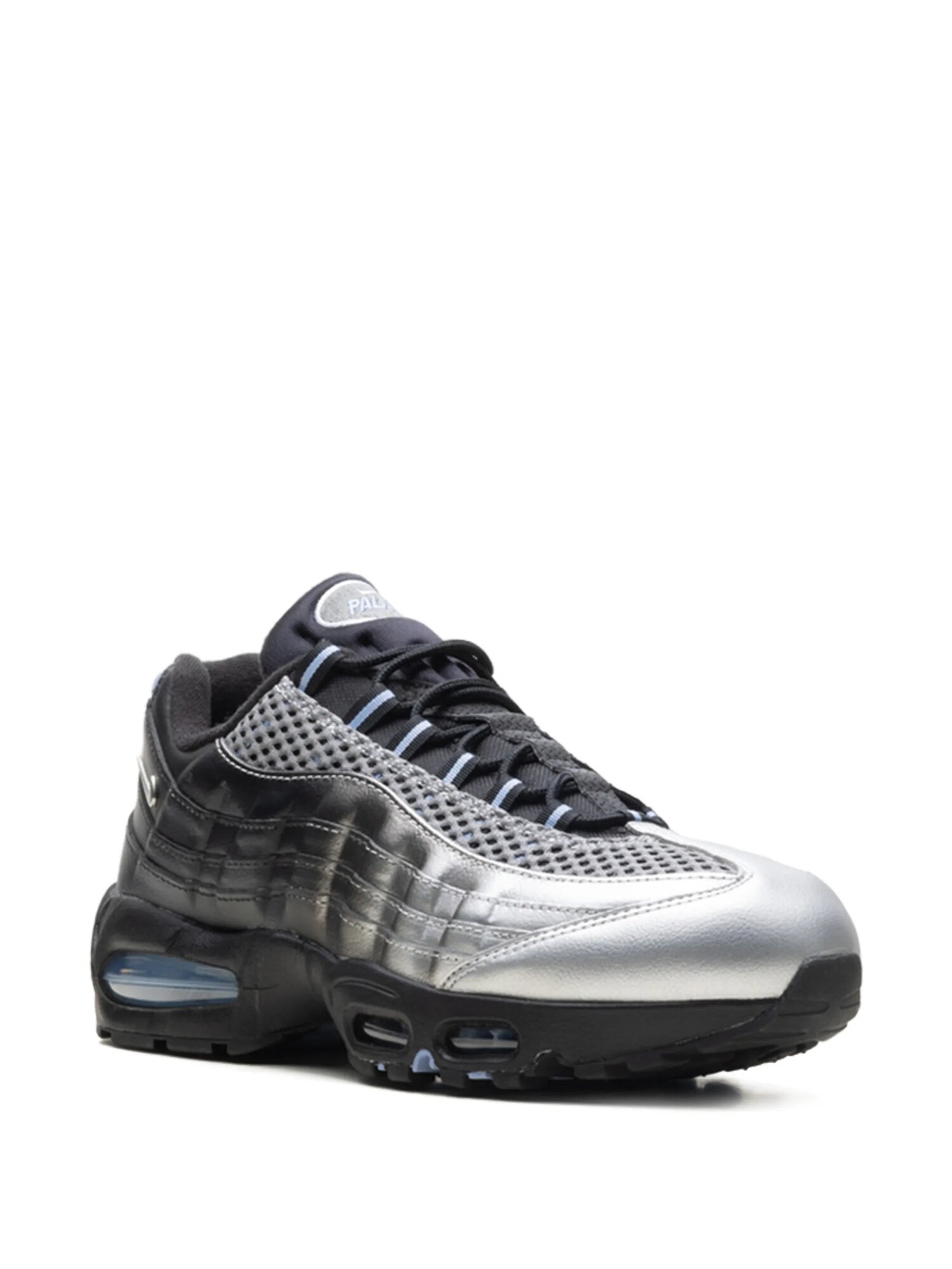 Кроссовки NIKE Air Max 95 Big Bubble sneakers, размер 8.5 US, black/black — фото 1