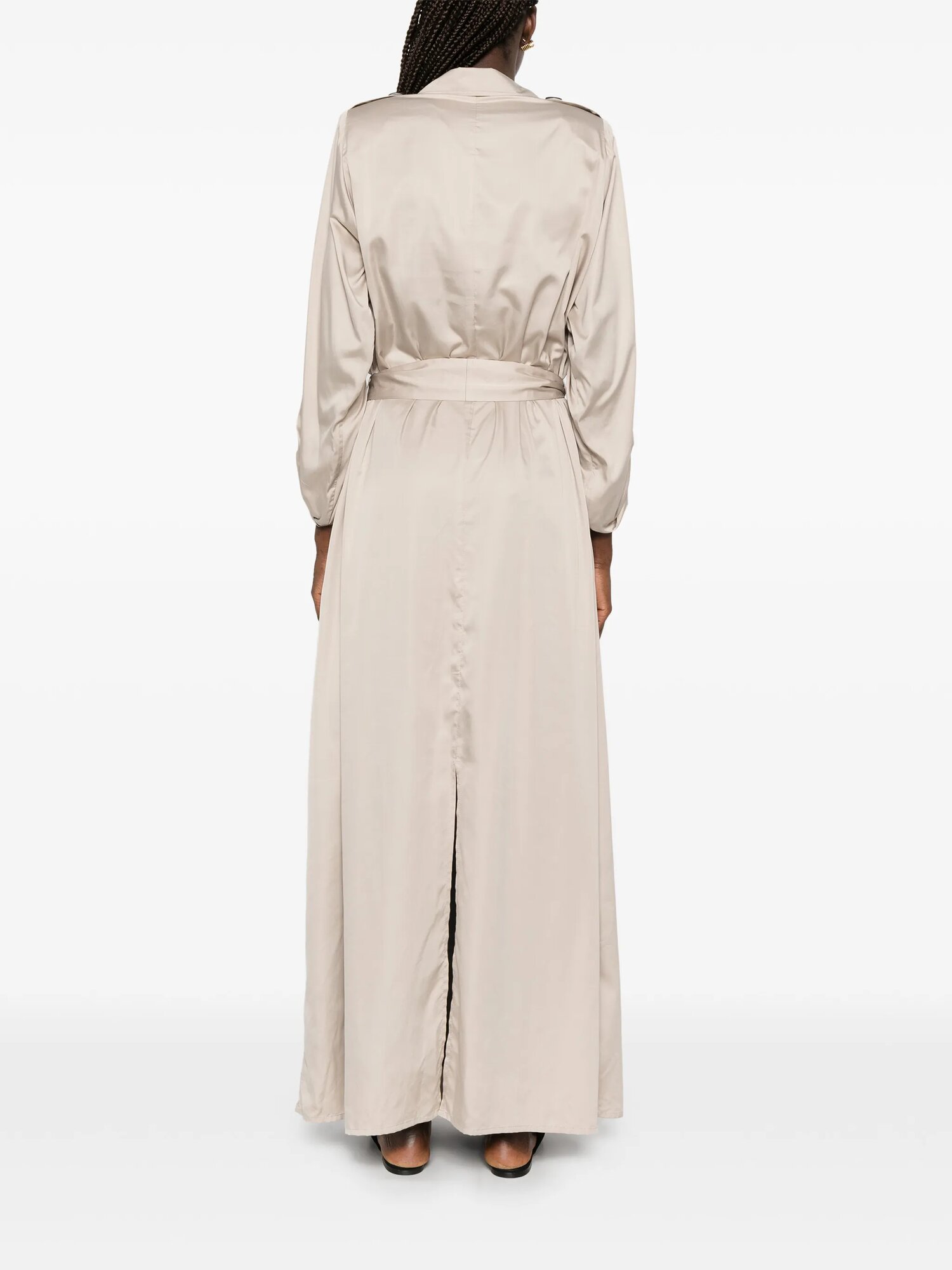 Платье DUNESI Double-breasted belted dress, размер 42, разноцветный — фото 1