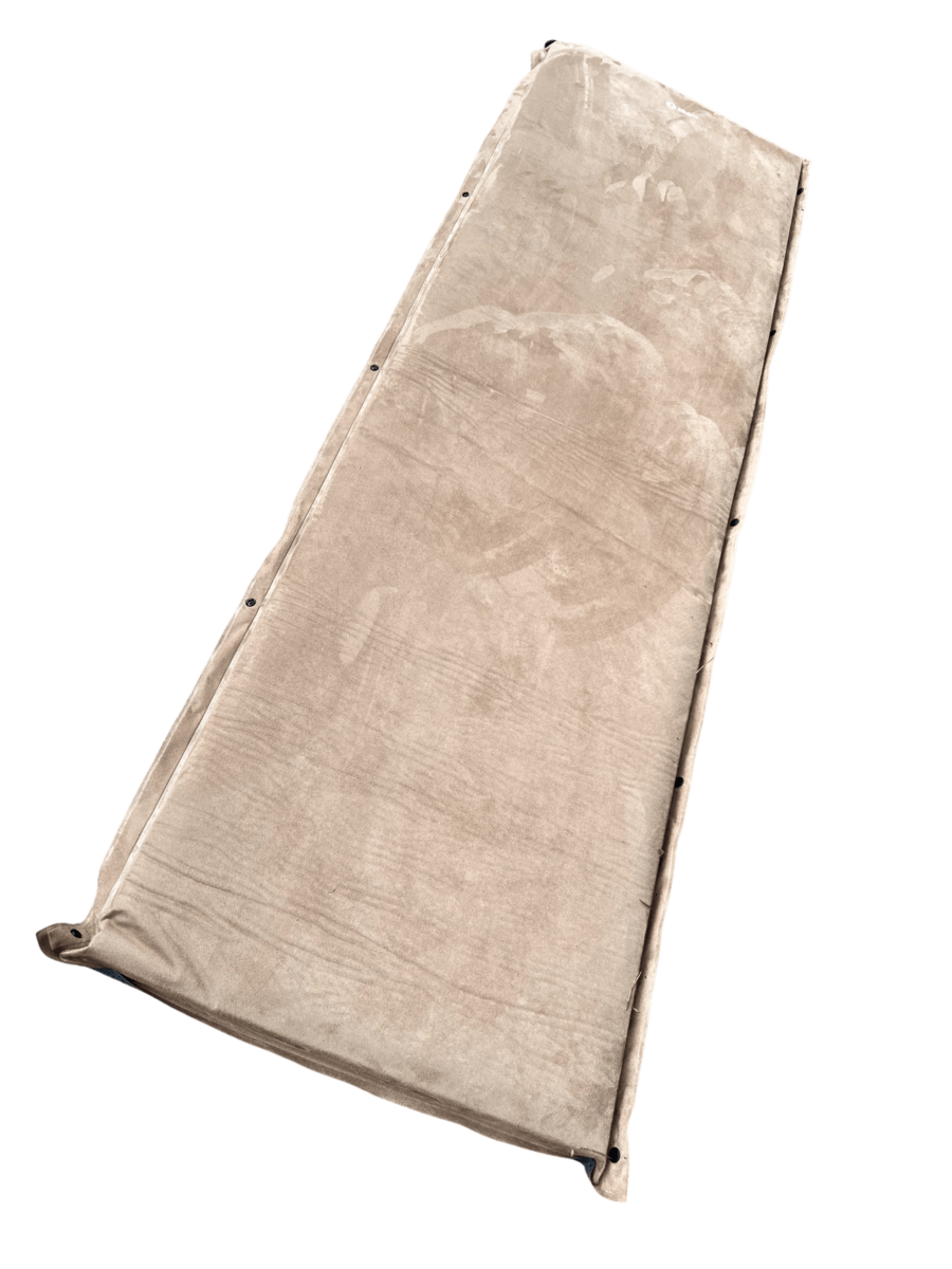 Самонадувающийся туристический коврик Crusoe Camp M7 (198x63x7 см), микрозамша, с кнопками