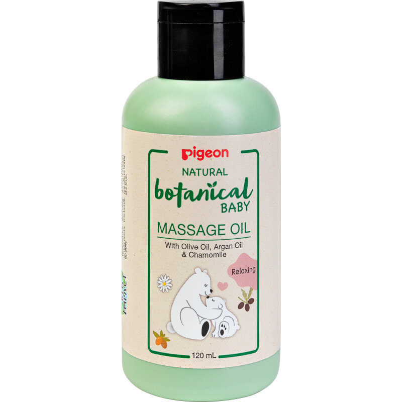 Массажное масло Pigeon Natural Botanical Baby Massage Oil 120мл