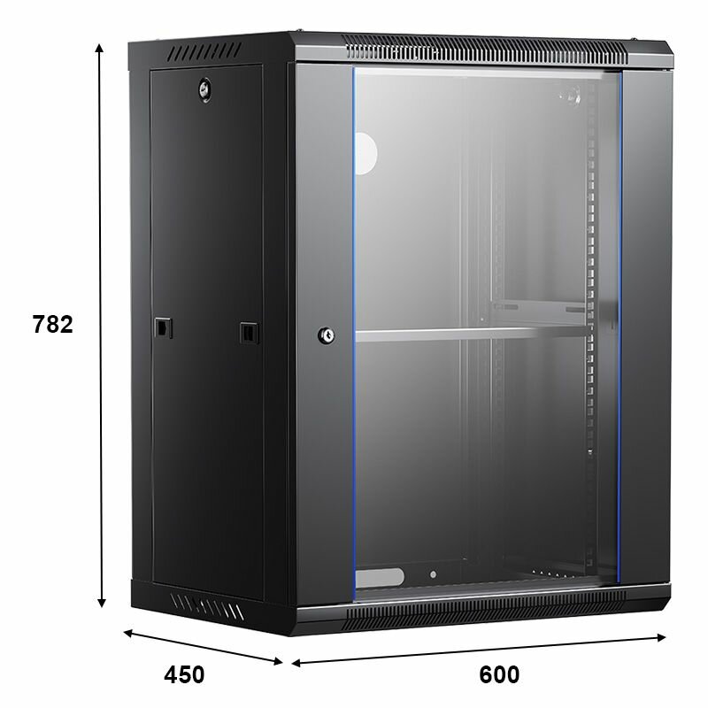 Шкаф телекоммуникационный 15U 600х782х450 мм