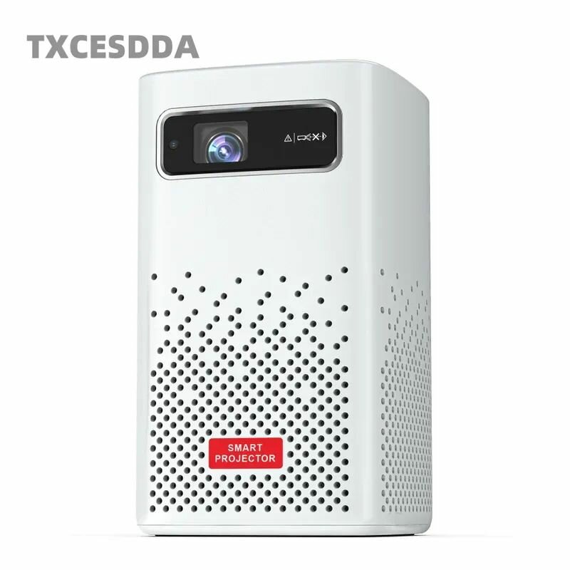 TXCESDDA Проектор Новейший портативный домашний DLP 3D-проектор Toumei C900 2024 года(2 ГБ+32 ГБ) Android 9.0 1080P 5GWIFI/BT5.0, поддержка