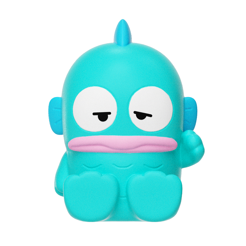 Милая фигурка-сюрприз Sanrio Hangyodon Clownfish Hanton из серии для участников супермаркета, очаровательные фигурки в