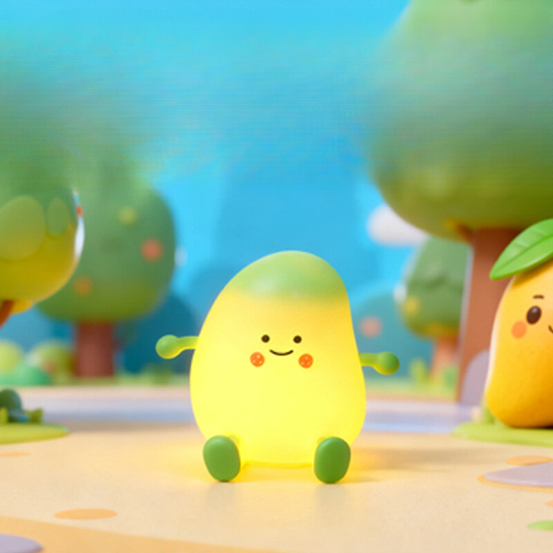 Ночник прикроватный светильник, атмосферный светильник для спальни, украшение, подарок на день рождения, силиконовый ночник