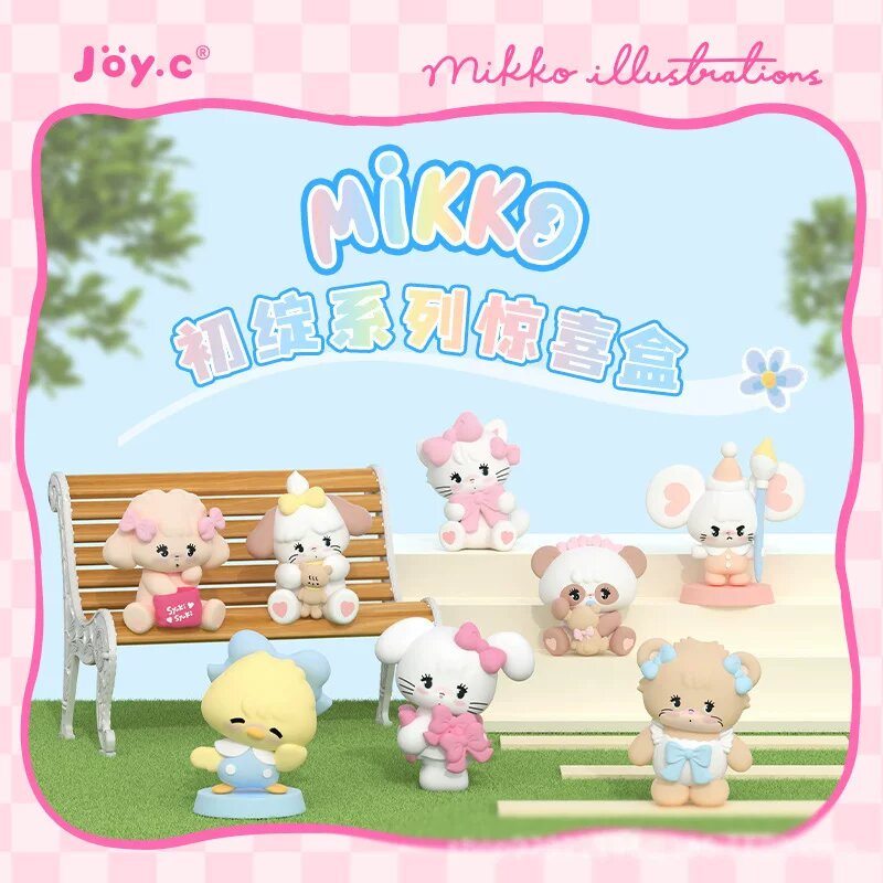 Mikko Blossom Series Случайная 1 Плюшевая Игрушка Фигурка Милые Животные для Детей