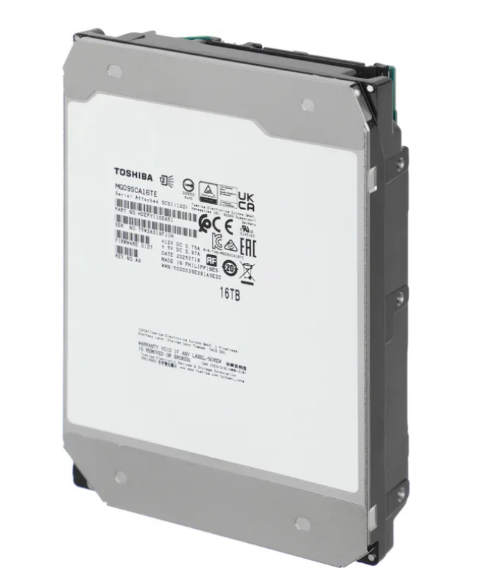 Жесткий диск SAS 16TB 7200RPM 12GB/S 512MB MG09SCA16TE TOSHIBA