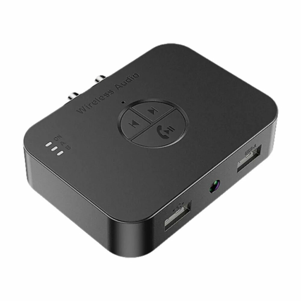 Автомобильный приемник Bluetooth 6.0 с адаптером RCA, 3,5 мм AUX/USB, высокое звуковое разрешение