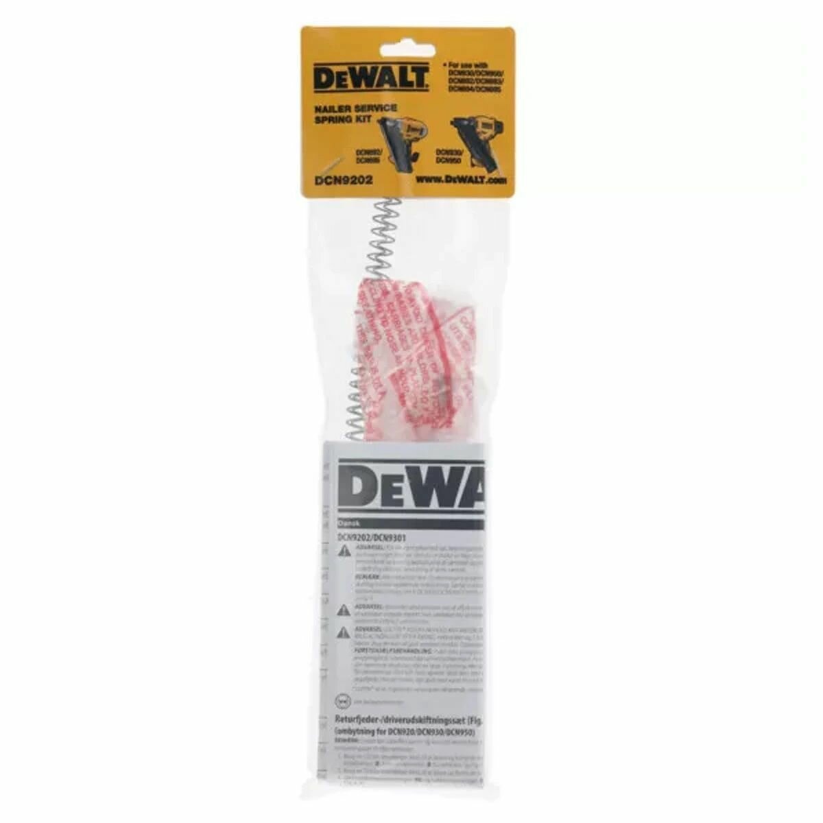 Ремкомплект пружины DeWALT DCN9202, металл, универсальный, для монтажных пистолетов DCN920, 930, 950