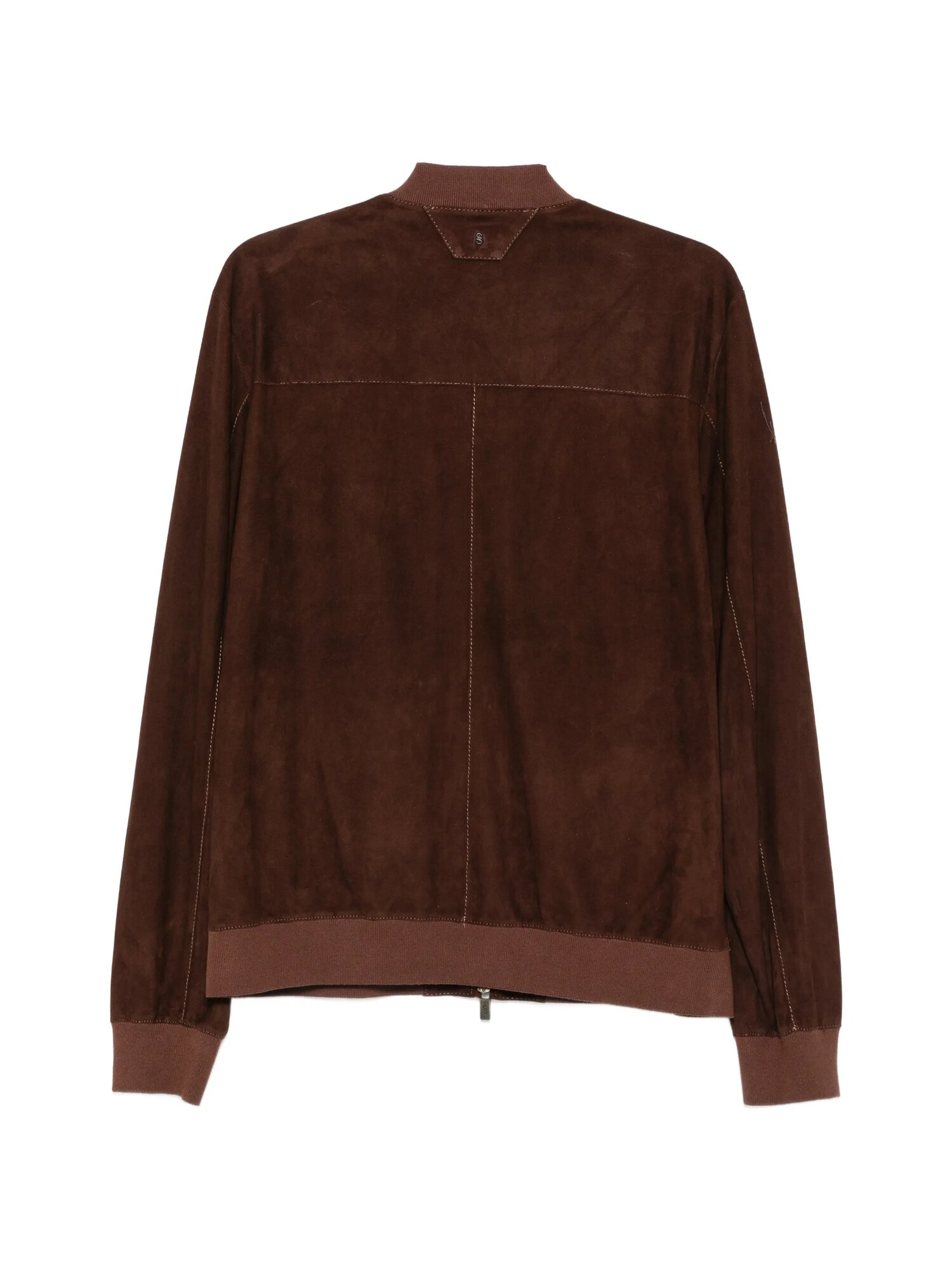 Куртка Salvatore Santoro Suede bomber jacket, размер 54, коричневый — фото 1