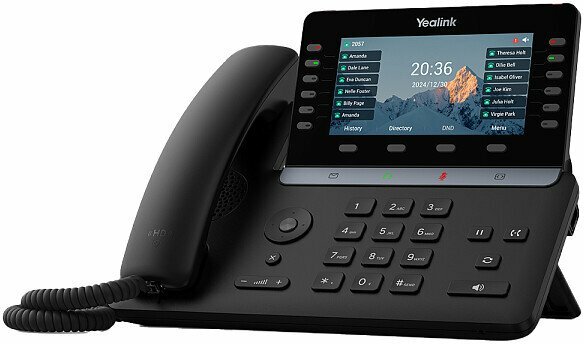 Телефон стационарный YEALINK SIP-T85W черный