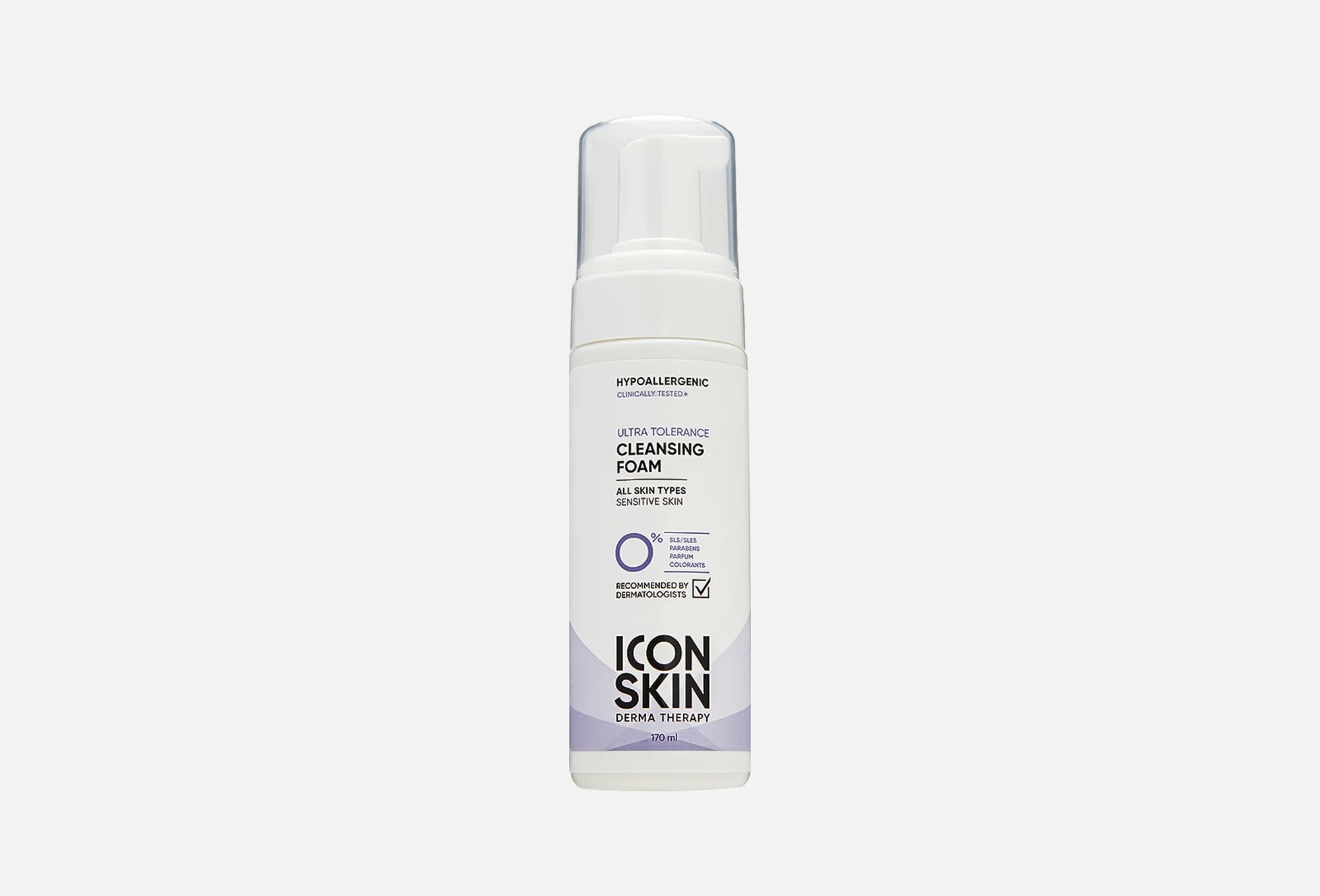 Пенка для умывания Icon Skin Ultra Tolerance Cleansing Foam, для чувствительной кожи, 170 мл