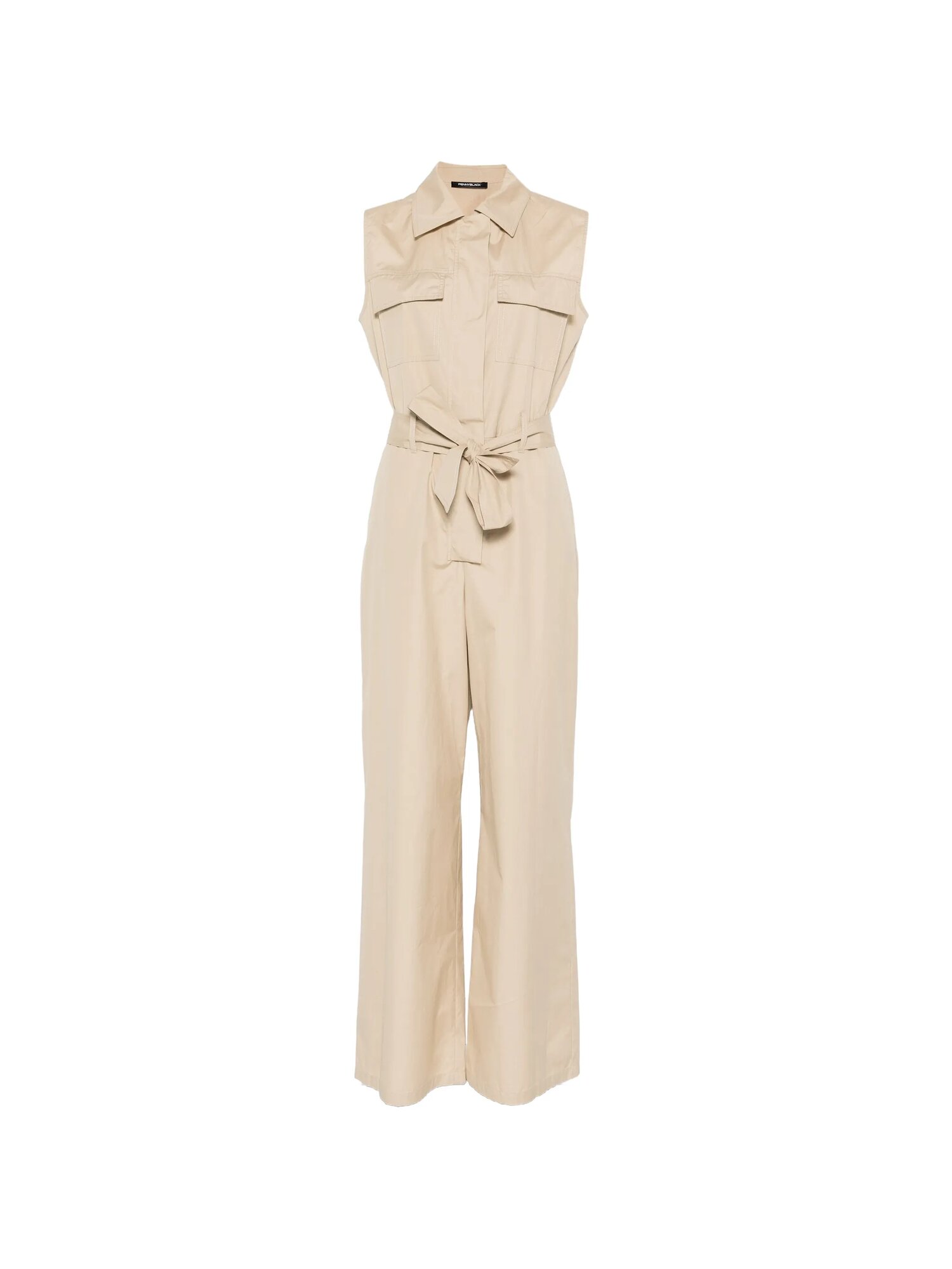 Комбинезон Belted sleeveless jumpsuit
