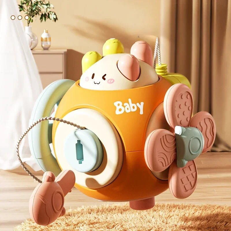 Многофункциональный мяч-игрушка Busy Block для детей 0-3 лет