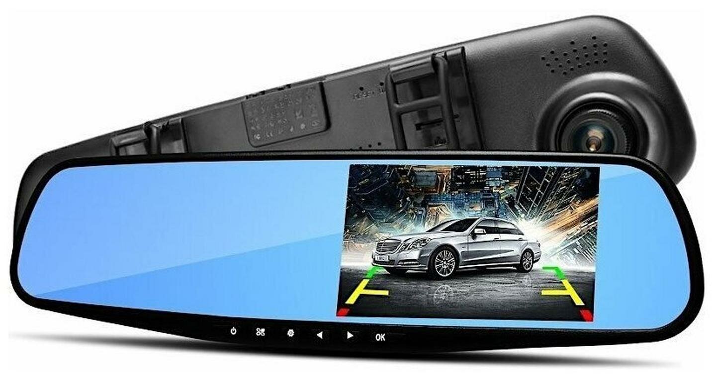 Зеркало-видеорегистратор с камерой заднего вида Vehicle Blackbox DVR Full HD