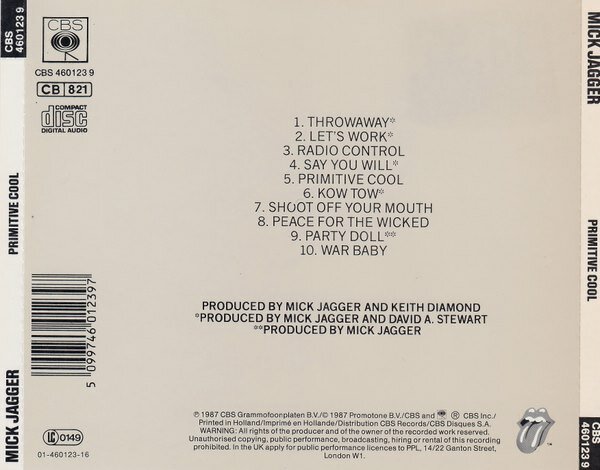 Компакт-диск Mick Jagger: Primitive cool (1 CD) — фото 1