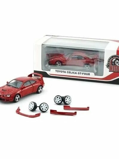 Машинка BMC 1:64 Toyota Celica GT Four -RED (LHD) 64B0418 Die-cast Alloy Car Model Gift Toy