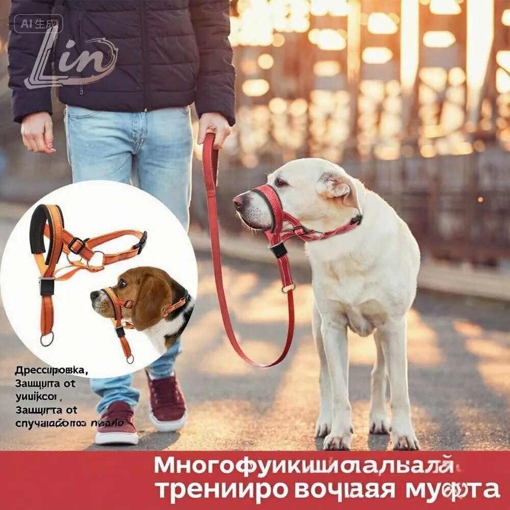 Недоуздок Халти для дрессировки собак FluffyPride for pets