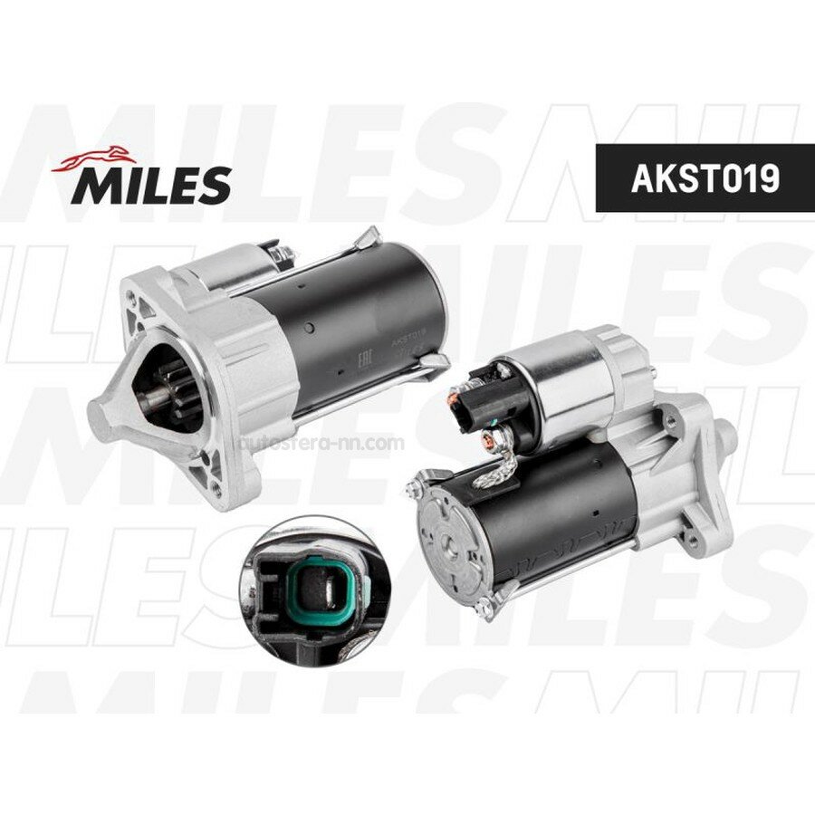 MILES AKST019 Стартер LADA KALINA/GRANTA/PRIORA/X-RAY/LARGUS 1.6 МКПП/АMT 1.4кВт.