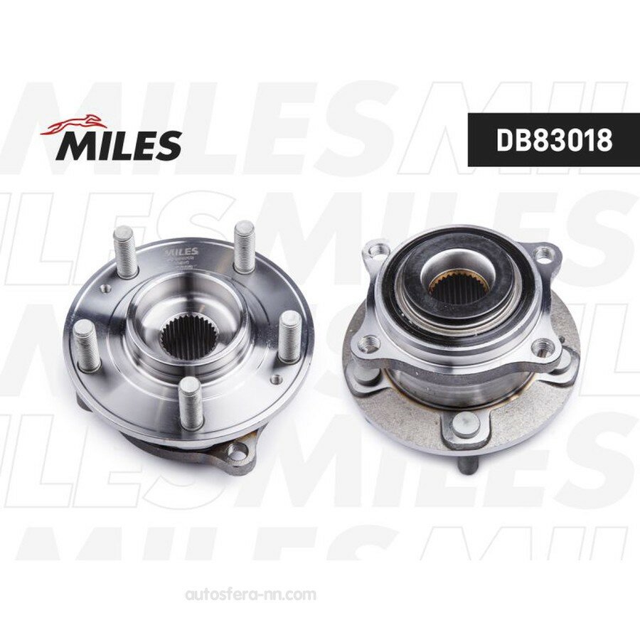 MILES DB83018 Ступица с подшипником HYUNDAI SANTA FE I-II/IX55/KIA SORENTO III 06- пер/зад.