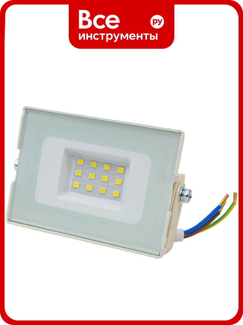 Прожектор Ultraflash LFL-1001 C01 LED, SMD, белый 14127 для наружного освещения